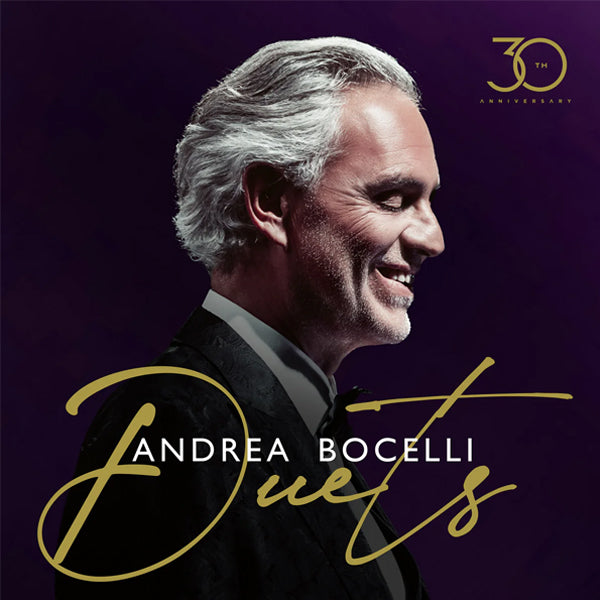 Andrea Bocelli - Duets (30th Anniversary) LP | Buy Online in UAE – cavo.ae