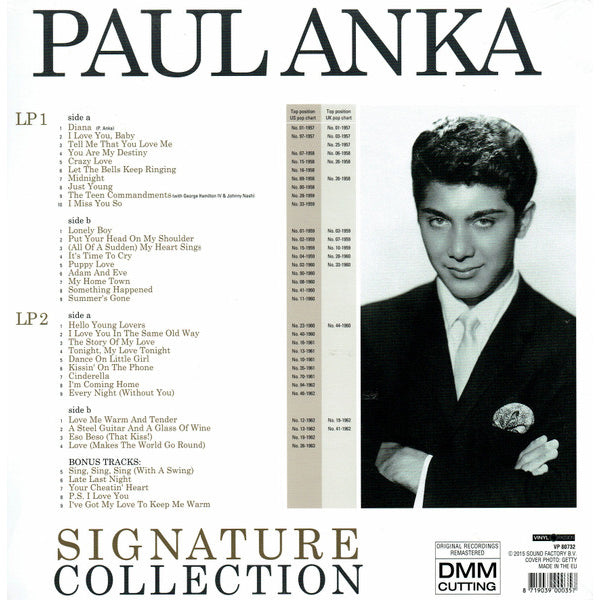 Paul Anka - Signature Collection (2LP) | Buy now online in uae – cavo.ae