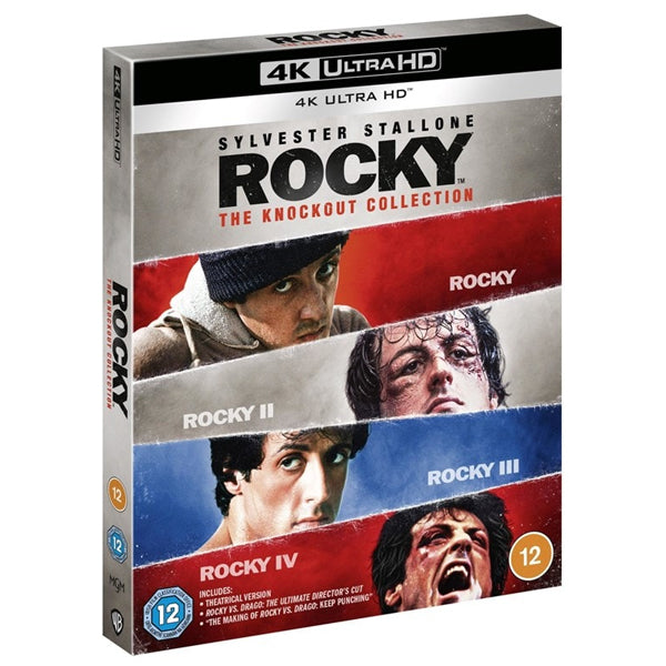 Rocky - The Knockout Collection (5 Disc) - Blu Ray 4K – cavo.ae