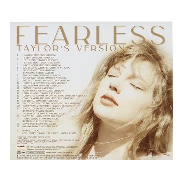 Taylor Swift - Fearless (Taylor's Version) - 2CD – cavo.ae