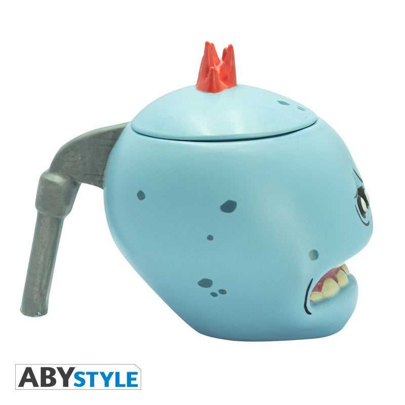 Mr. Meeseeks Head Design Rick and Morty Licensed Blue 450 ml Ceramic 3 ...