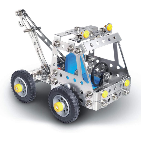 eitech Construction Junior Set 3 Truck Kit 195 Pieces Metal Building K – cavo.ae