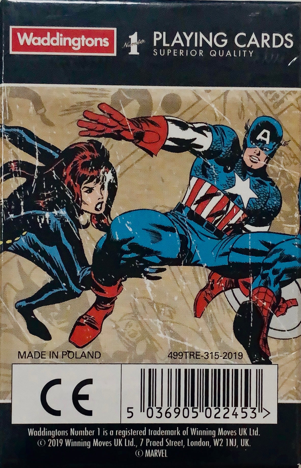 Marvel Comics Waddingtons Retro Playing Cards – cavo.ae