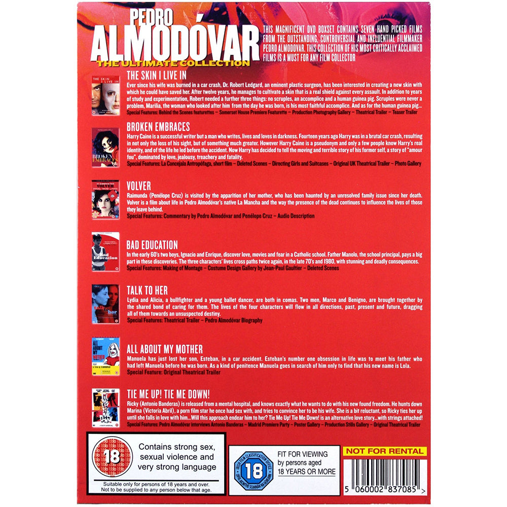 Pedro Almodovar: The Ultimate Collection - DVD – cavo.ae