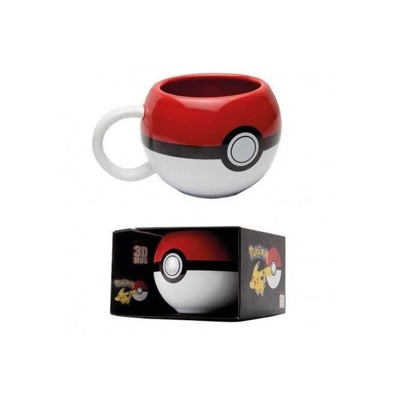Pokemon Pokeball Licensed Multi-Color 320 ml Ceramic 3D Mug – cavo.ae