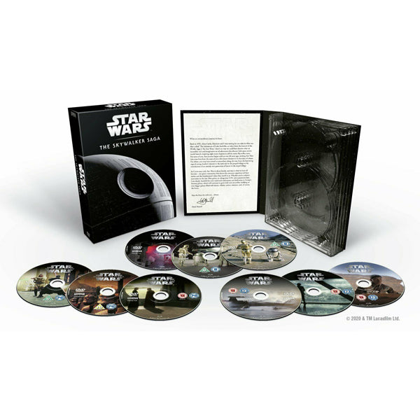 Star Wars The Skywalker Saga 9-Movie Collection 9 Disc DVD Box Set ...