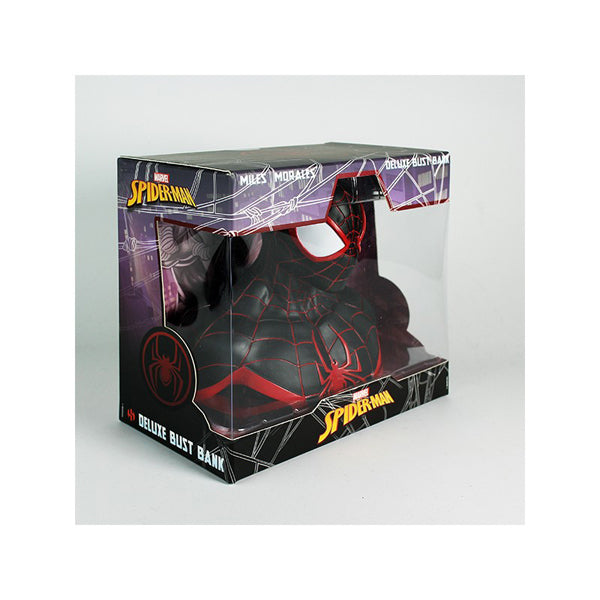 Spider Man (Miles Morales) - Deluxe Bust Bank - Marvel – cavo.ae