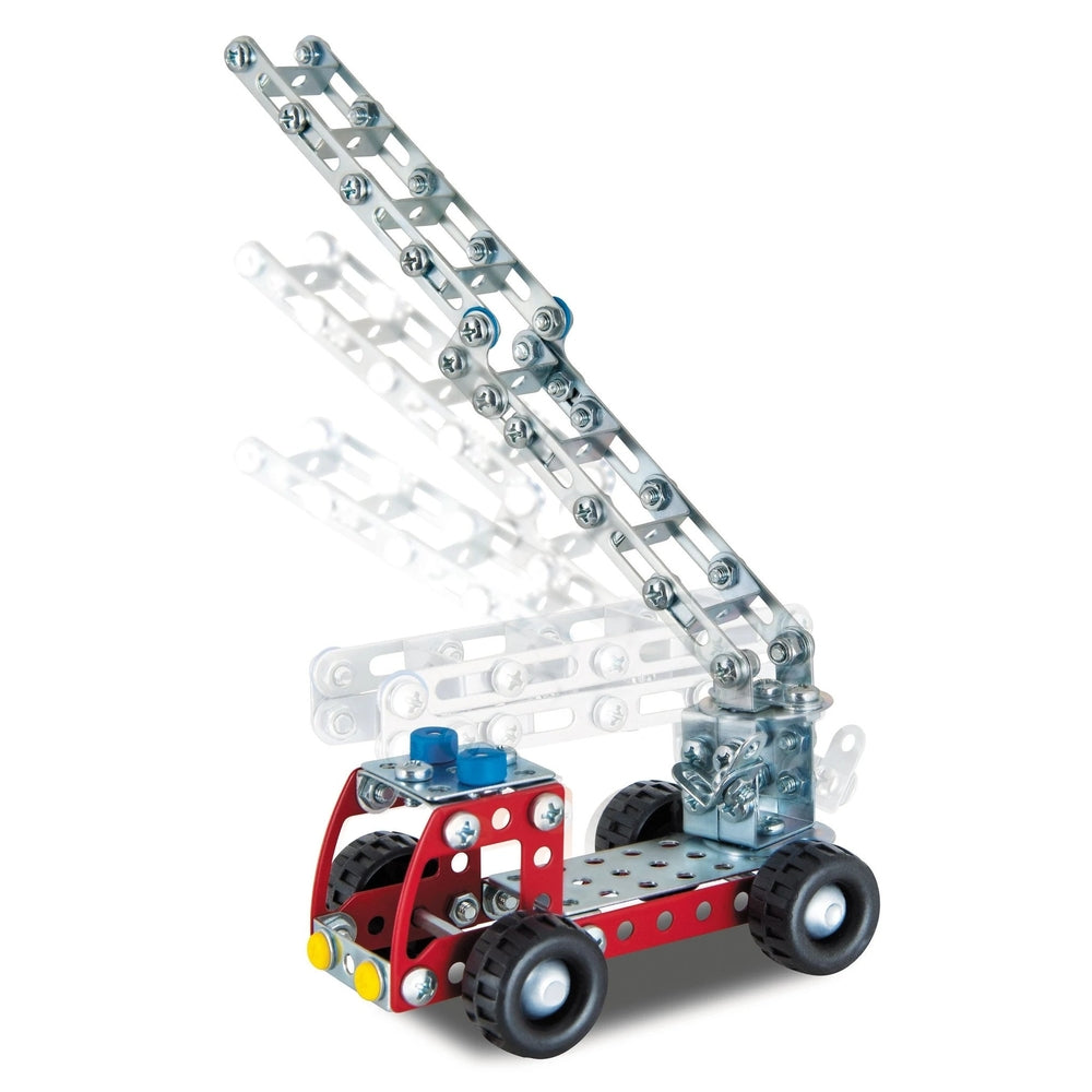 eitech Firetruck Junior Construction Set 180 Pieces Metal Building Toy – cavo.ae