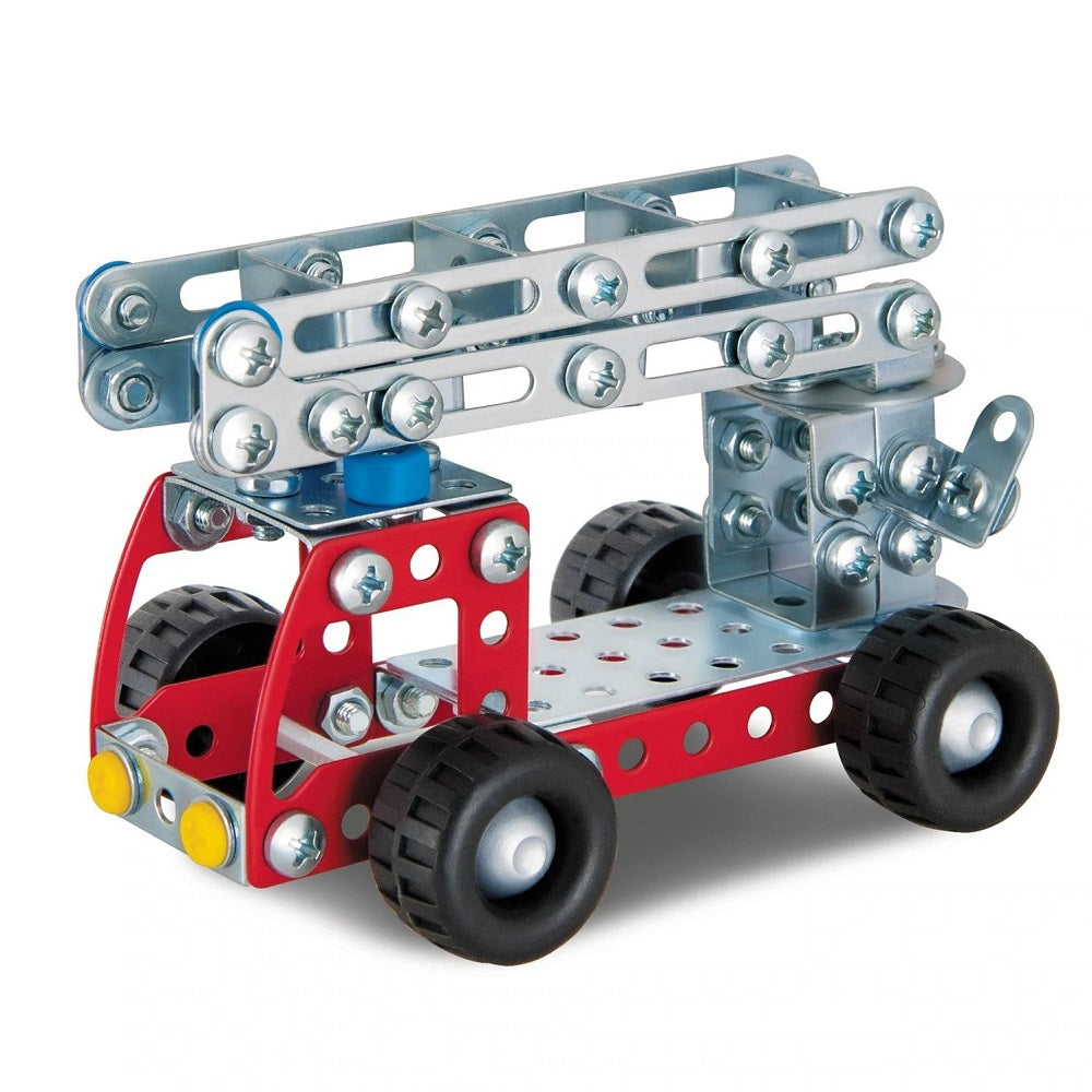 eitech Firetruck Junior Construction Set 180 Pieces Metal Building Toy – cavo.ae