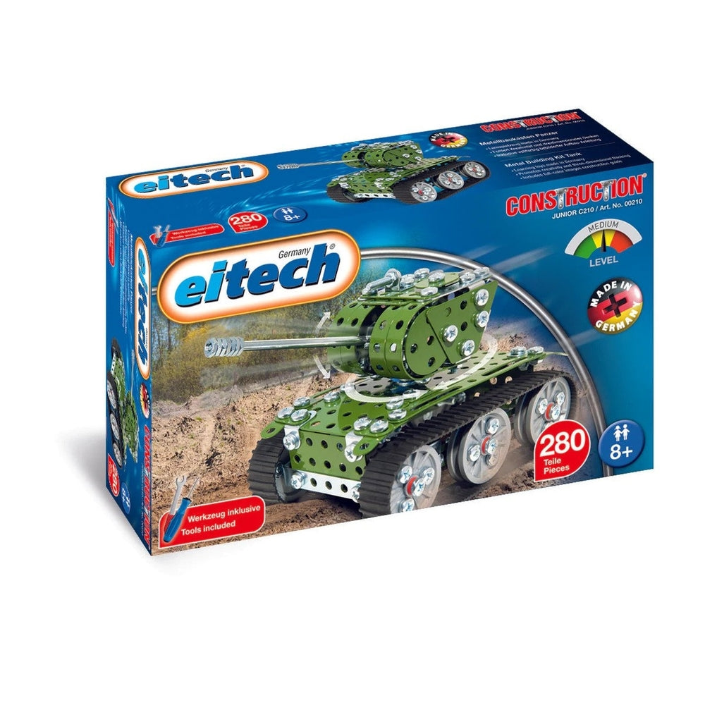 eitech Classic Tank I Construction Set 280 Pieces Metal Building Toys – cavo.ae