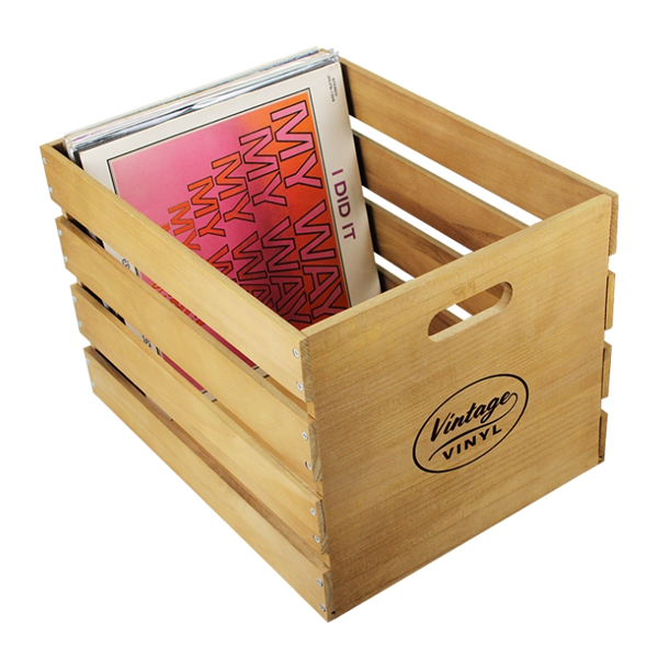 Vintage Vinyl Record Crate – cavo.ae
