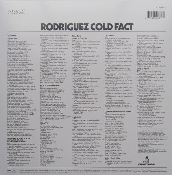 Rodriguez - Cold Fact (Limited Edition) - LP – cavo.ae