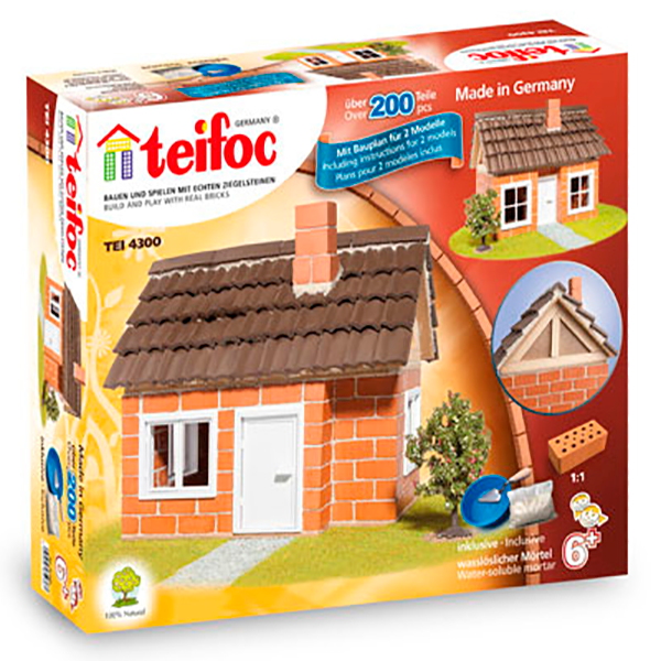 Teifoc TEI 4300 Half-timbered house 200 pieces Brick Construction Kit ...