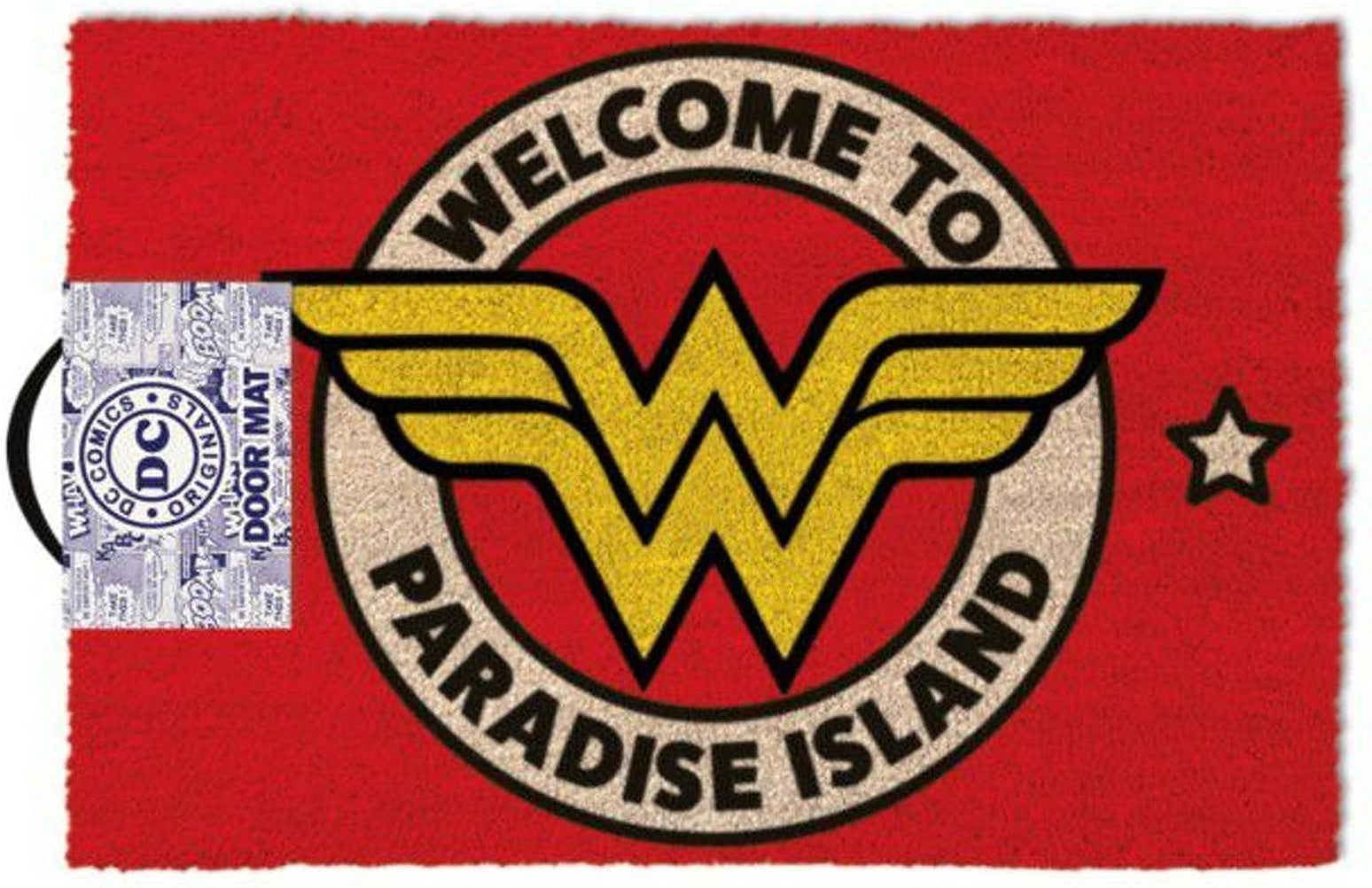 DC's Wonder Woman - 'Welcome To Paradise Island' Doormat | DC Comics ...