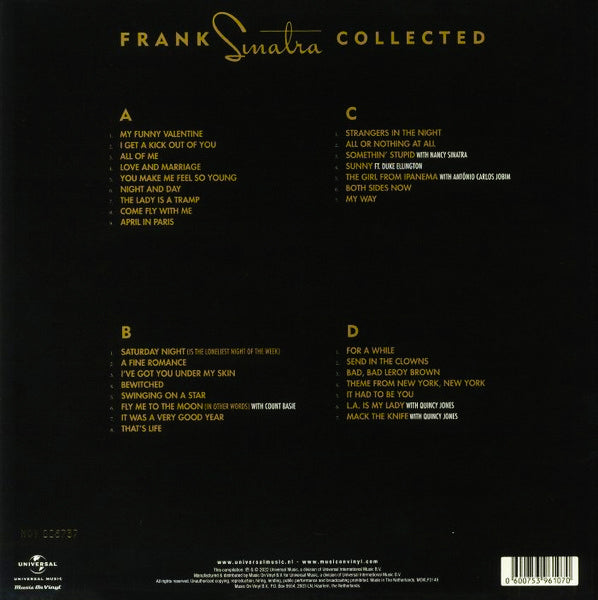 Frank Sinatra - Collected - 2LP – cavo.ae