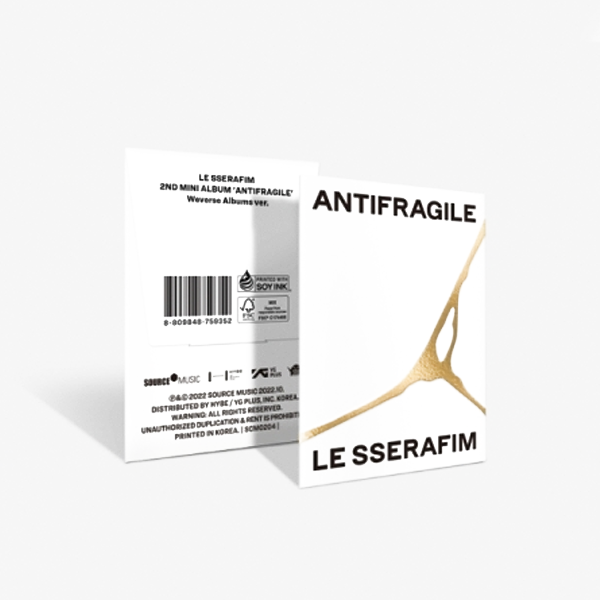 LE SSERAFIM - ANTIFRAGILE - 2nd Mini Album [Smart Album] – cavo.ae