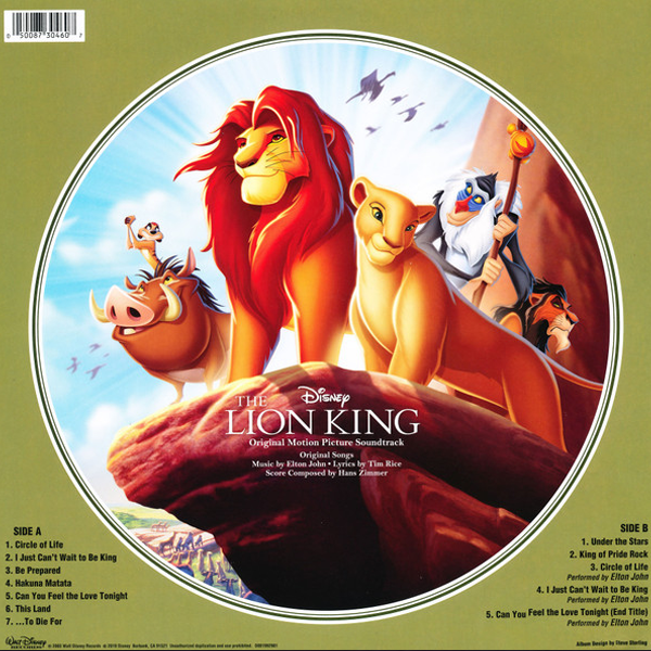 Various Artists - The Lion King (Original Motion Picture Soundtrack ...